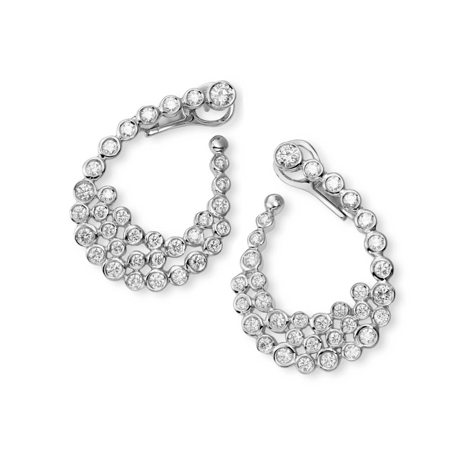 Diamond Cocktail Earrings - OROGEM Jewelers