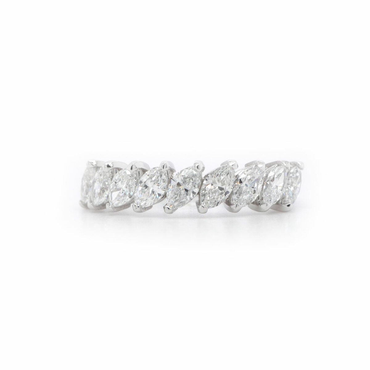Marquise Cut Diamond Alliance Ring - OROGEM Jewelers